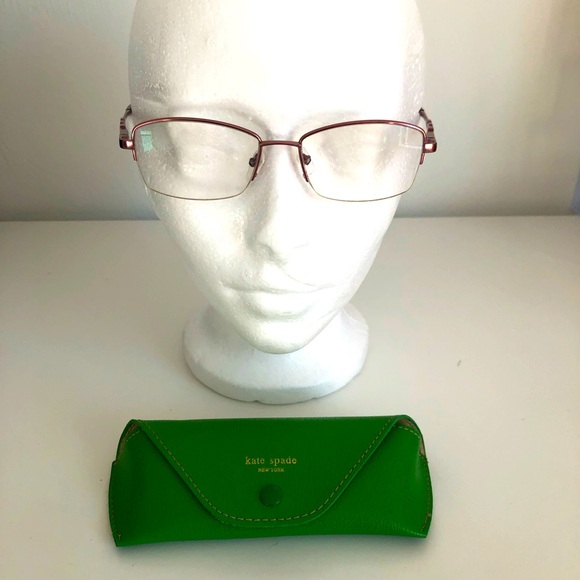kate spade | Accessories | Kate Spade Rose Gold Titanium Frames With ...